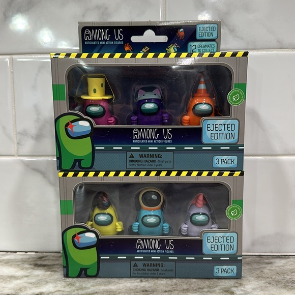 Toikido | Toys | Bnop Among Us Crewmate Articulated Mini Action Figures ...